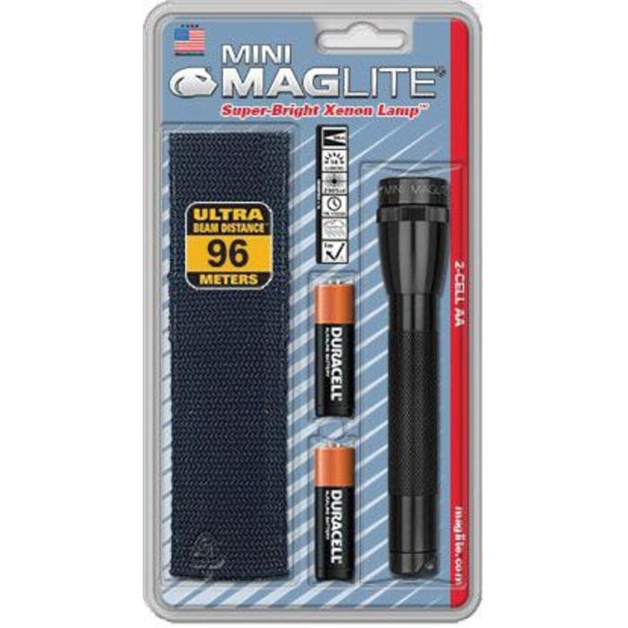 WILDLIFE SPORTS - LINTERNA MINI MAGLITE AA C/FUNDA