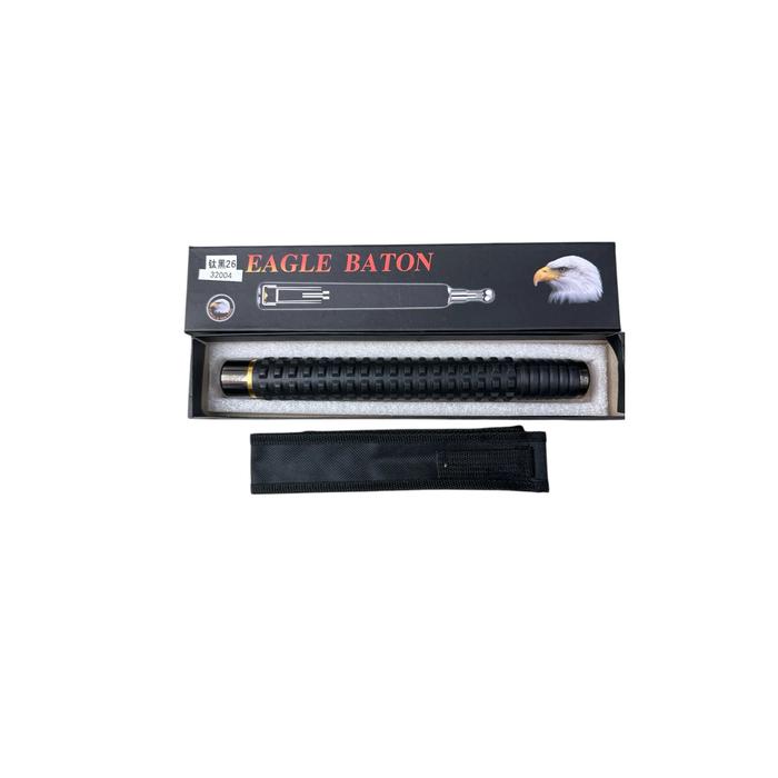 WILDLIFE SPORTS - BASTÓN EXTENSIBLE ACERO, MANGO DE GOMA DEFENSA PERSONAL